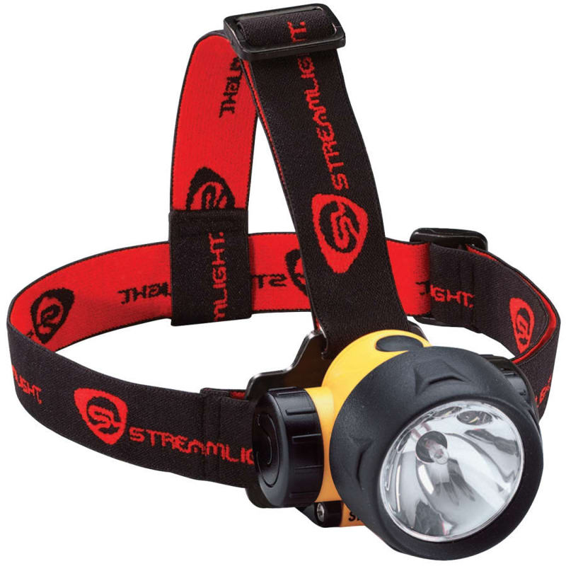 TRIDENT HEADLAMP YELLOWWITH RUBBER STRAP | GT Safety Products, Inc.