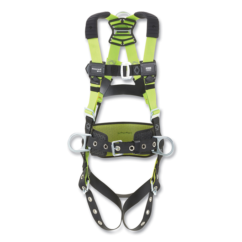 H500 Construction Standard Full Body Harness Back/Front/Side D-Rings Sm ...