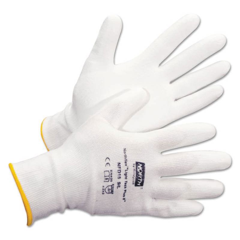 Light Task Plus II Polyurethane-Coated Gloves 11 White | GT Safety ...