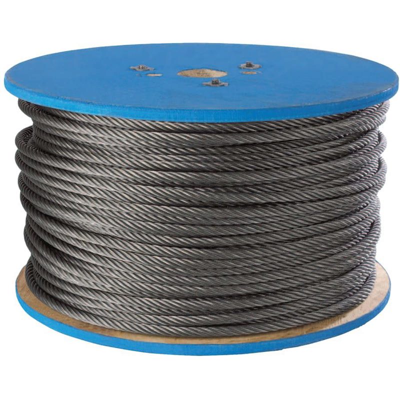 Aircraft Quality Wire Ropes, 250 ft, 7-Strand, Plastic Coating | GT ...