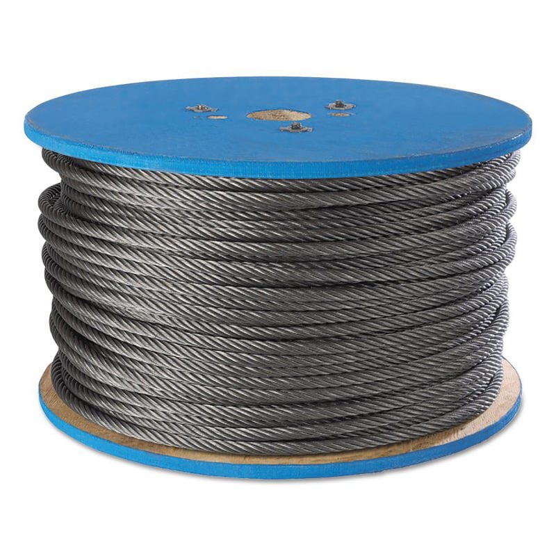 Aircraft Quality Wire Ropes 7 Strands 19 Strands/Wire 1/8 in 400 lb ...
