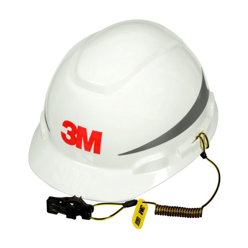 Hard Hat Tether, 6 in x 12 in x 1/4 in, Yellow | GT Safety Products, Inc.