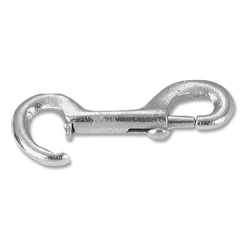 Snap Hook, Malleable Iron and Steel, Rigid Open Eye Bolt, 9/16 in Hook ...