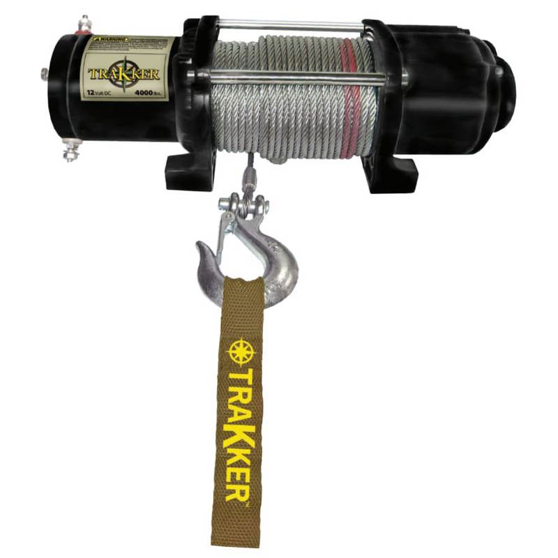 Keeper Tracker ATV/UTV Series 12 Volt DC Electric Winches, 4,400 lb ...