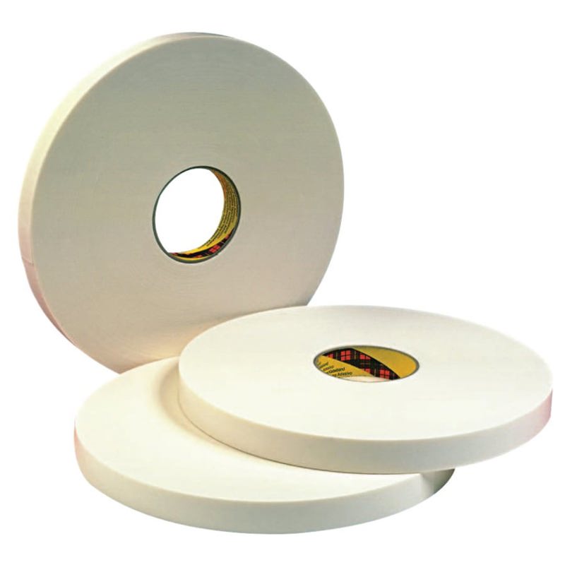Double Coated Urethane Foam Tapes 4016 1/2 in x 36 yd 1/16 in Natural ...