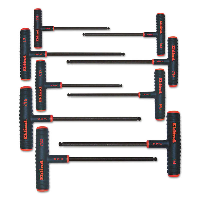 Power-T™ Ball-Hex Key Set 9-Pc Inch 9 in Handle | GT Safety Products, Inc.