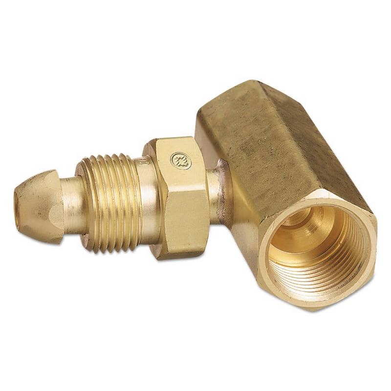 Regulator Inlet Nut Inert Gas Brass CGA-680 1.04 in to 14 NGO RH Male ...
