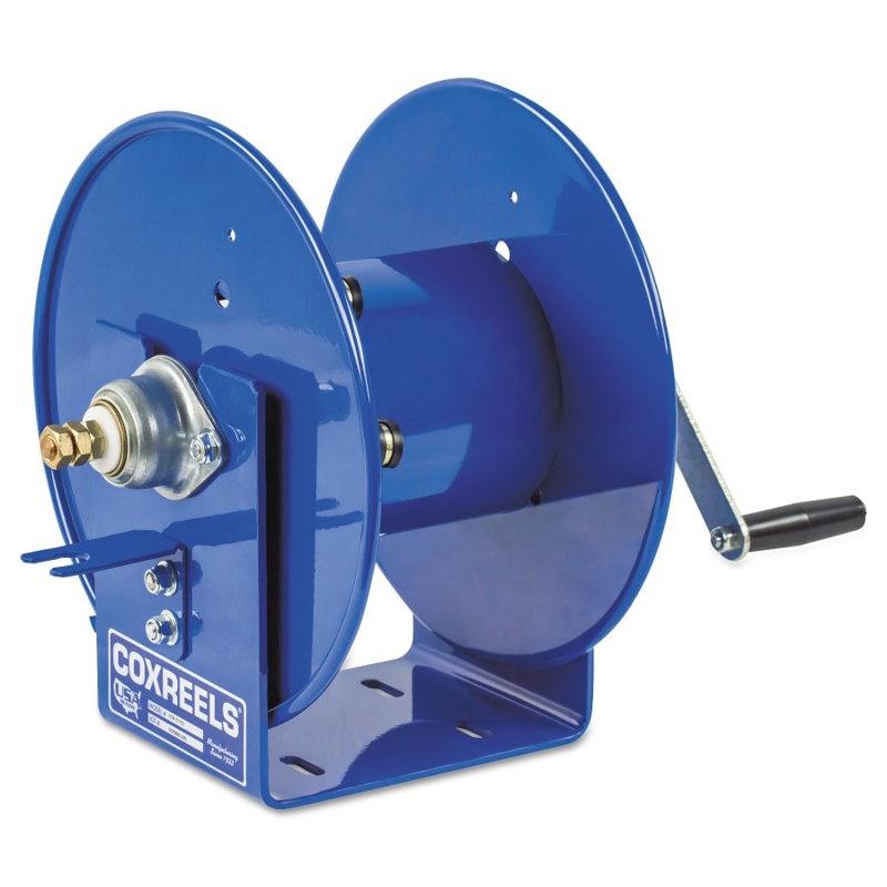 100WCL Series Hand Crank Welding Cable Reel 100 ft #1/0 AWG Hand Crank ...