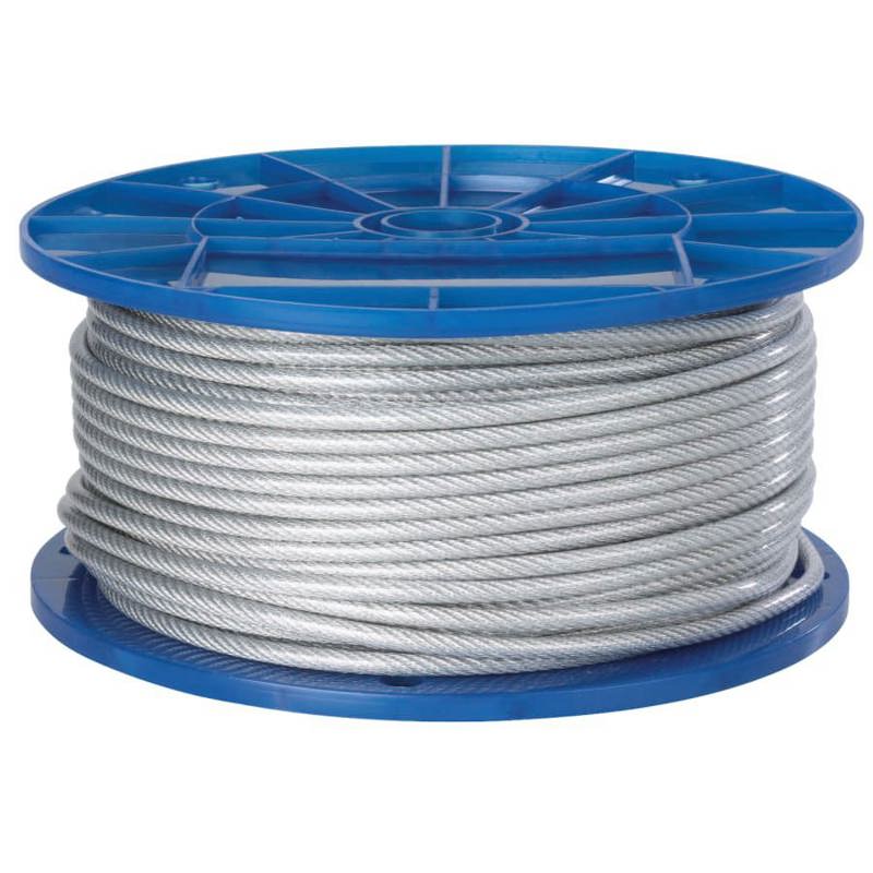 Aircraft Quality Wire Ropes, 500 ft, 7-Strand, 120 lb Working Load ...