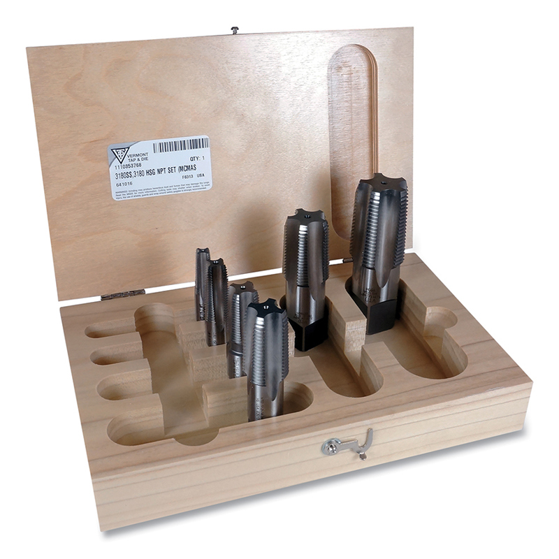 PTT Bright Taper Pipe Tap Set 6-Pc | GT Safety Products, Inc.