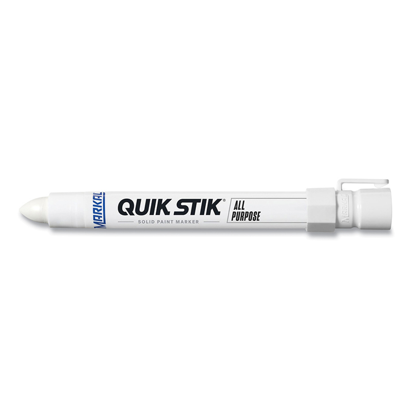 QUIK STIK ALL PUR SOLIDPAINT MARKER WHITE | GT Safety Products, Inc.